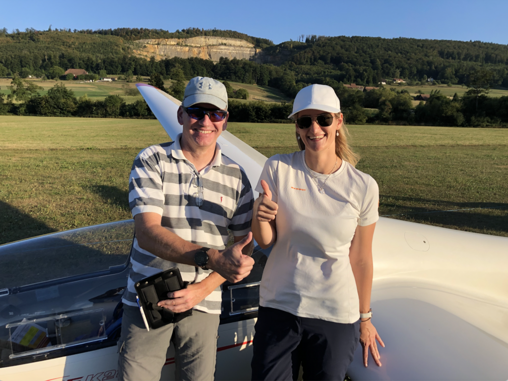 Erfolgreiche Flugprüfung: Andrea Ruch – Segelfluggruppe Olten